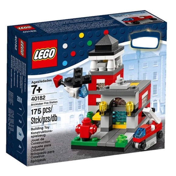 Lego | Toys | Lego 482 Bricktober Fire Station Toys R Us Exclusive 2014 ...